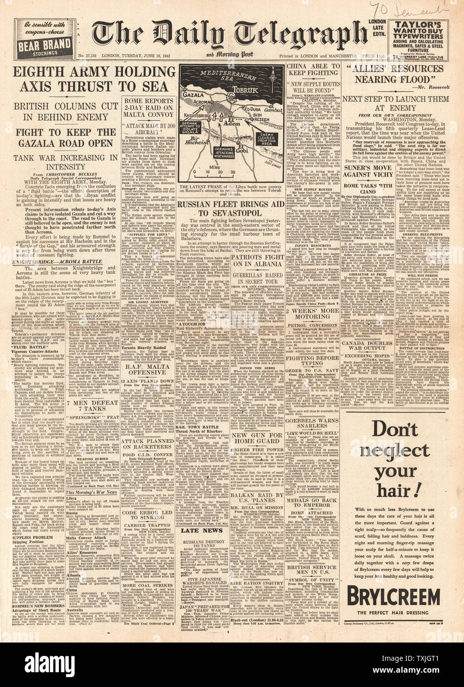 Daily telegraph newspaper moscow hi-res stock photography and images ...