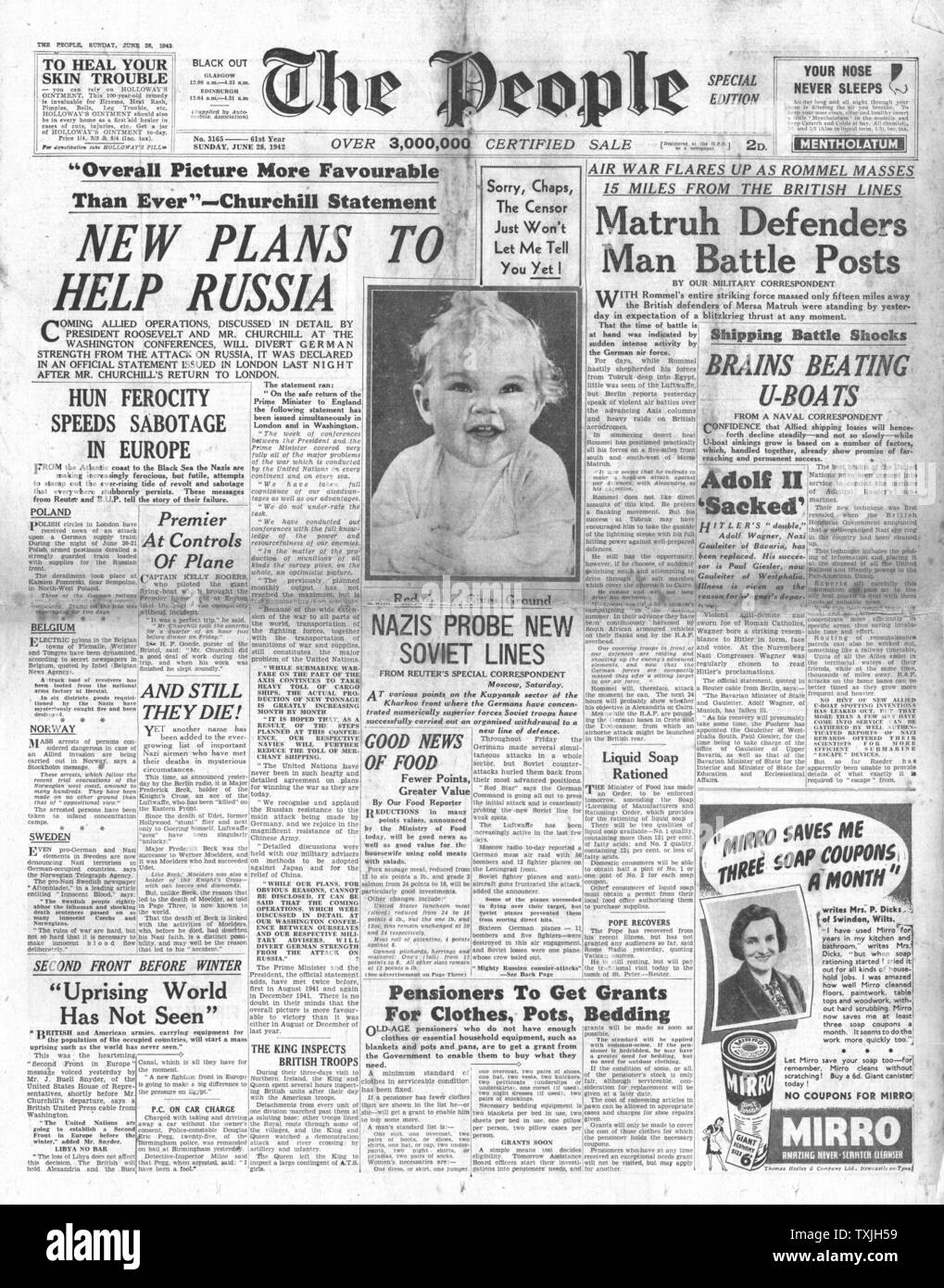 1942 america hi-res stock photography and images - Alamy