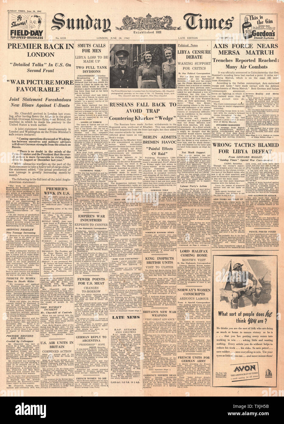 1942 america hi-res stock photography and images - Alamy