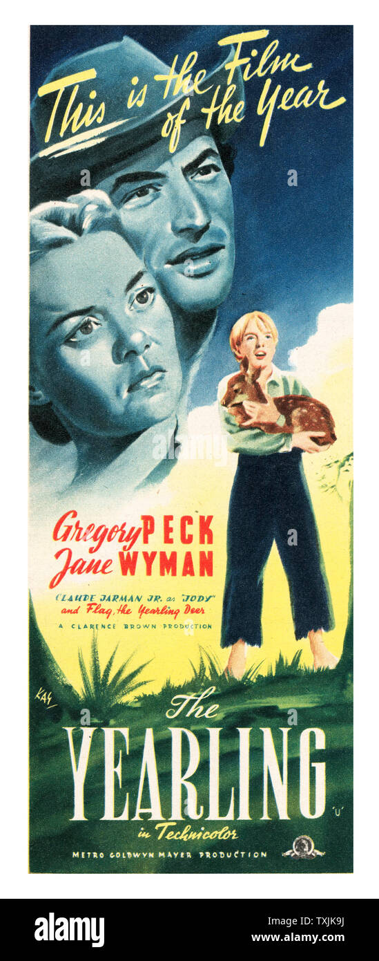 The yearling gregory peck hi-res stock photography and images - Alamy