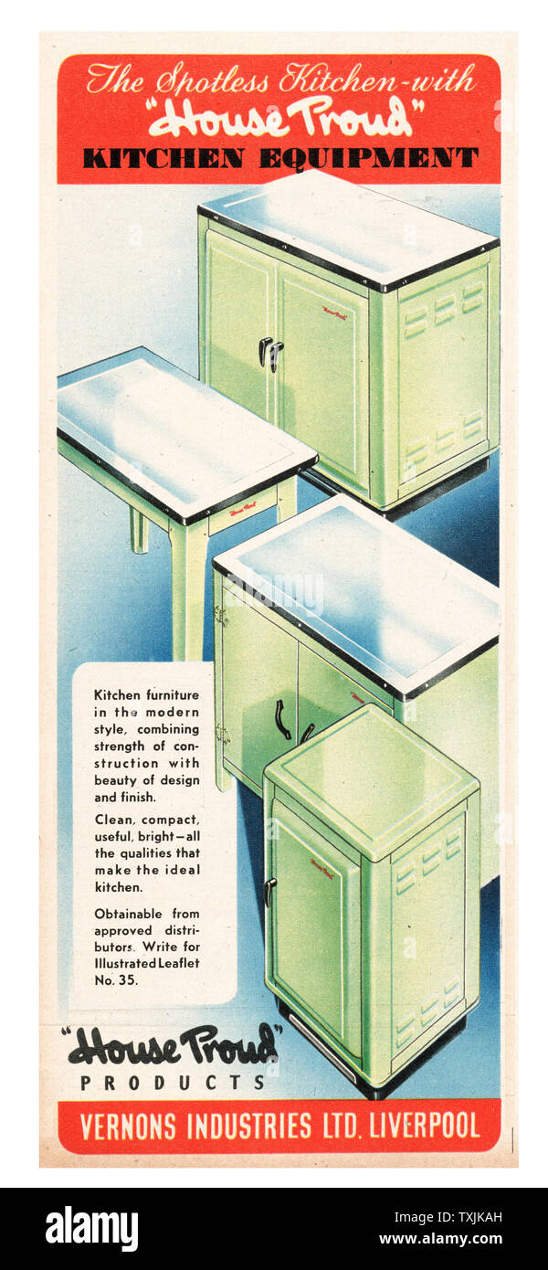 Kitchen equipment advert hi-res stock photography and images - Alamy