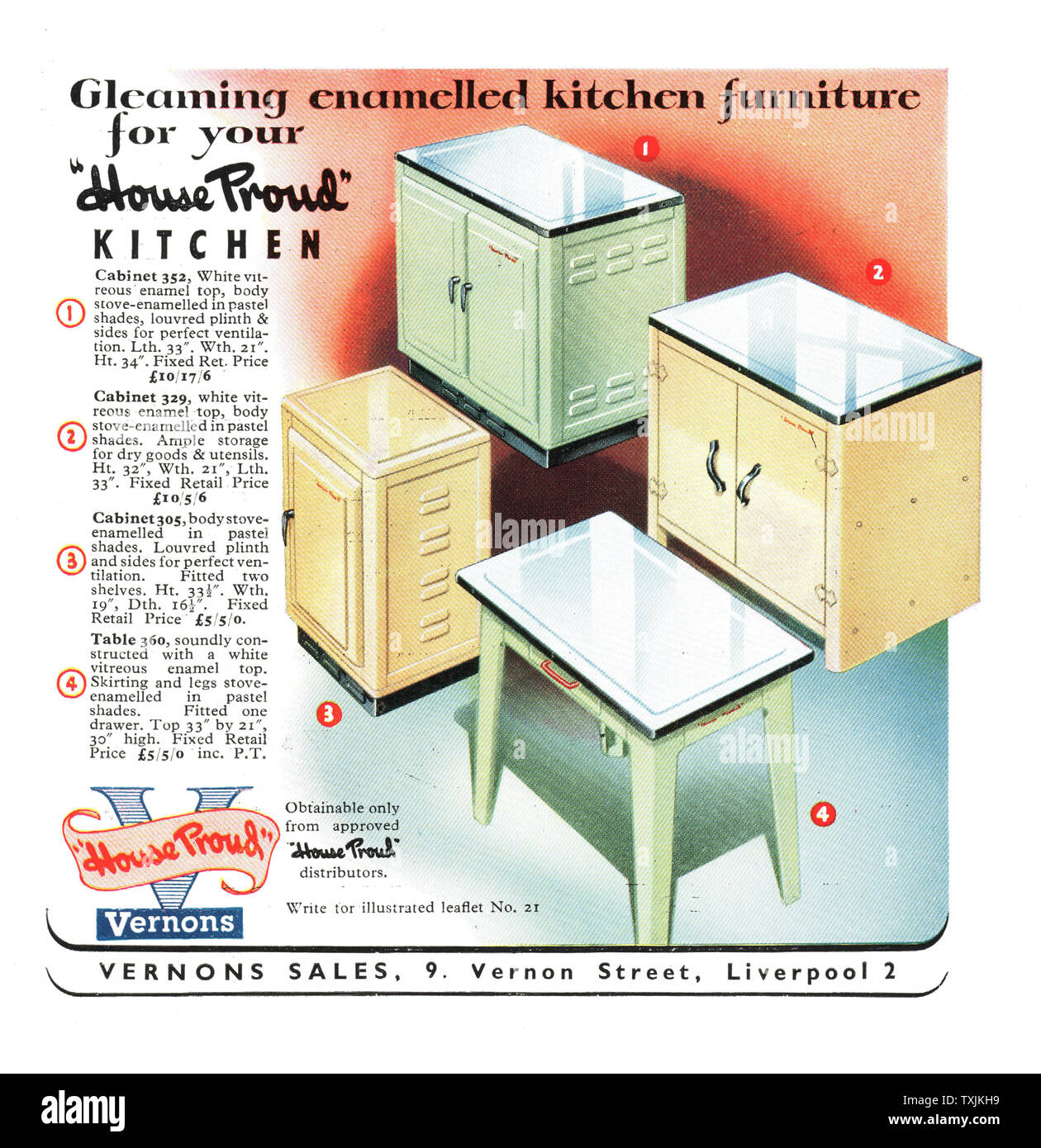 Kitchen advertisement Cut Out Stock Images & Pictures - Alamy