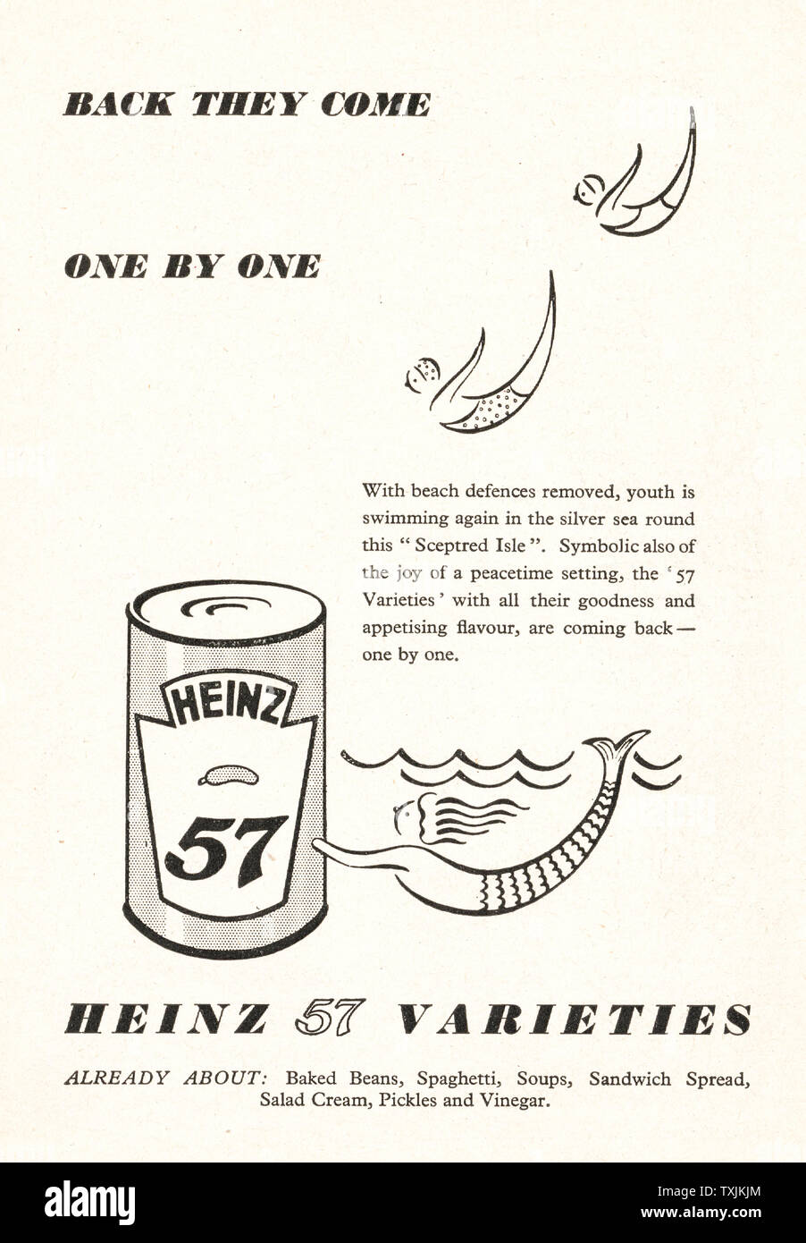 Heinz advert hi-res stock photography and images - Alamy