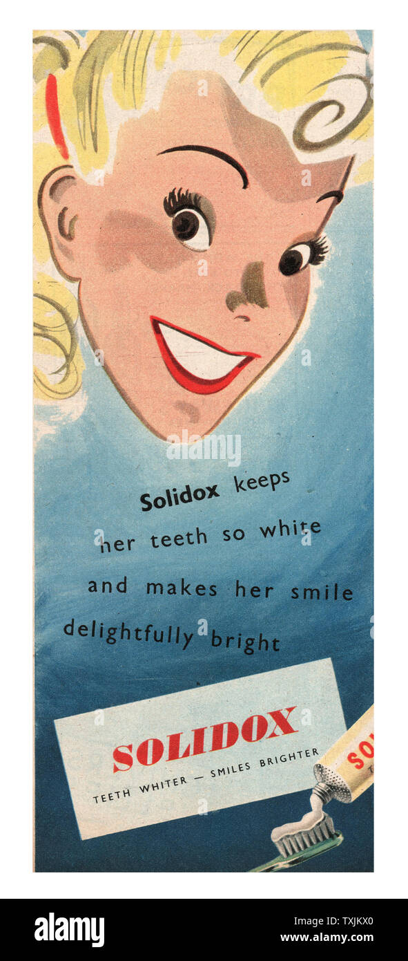 Toothpaste advert hi-res stock photography and images - Alamy
