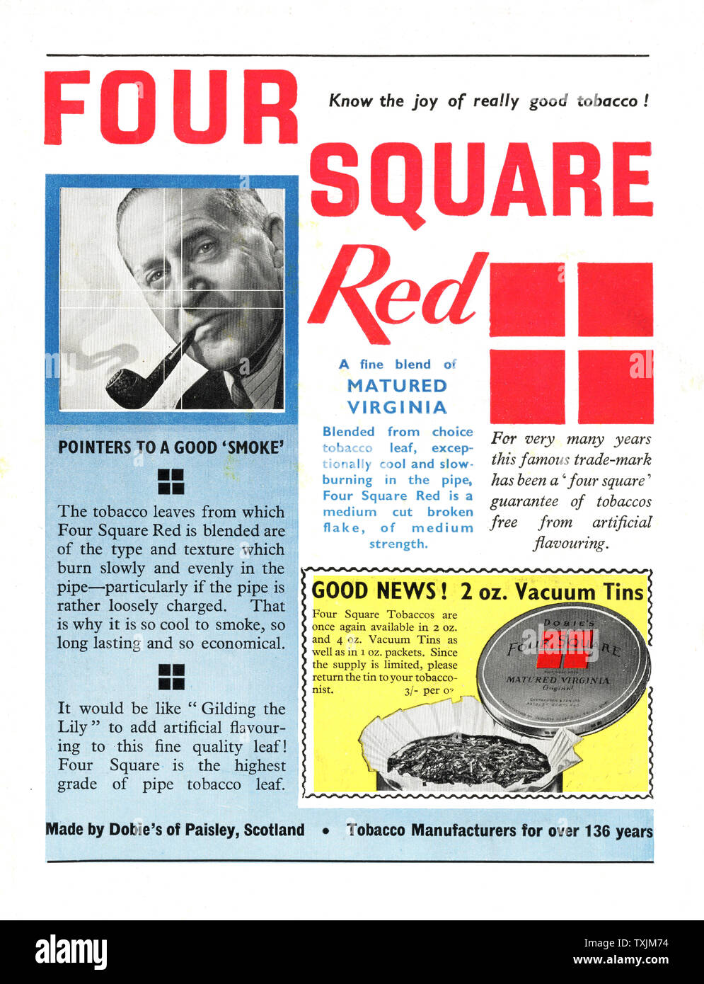 Four square cigarettes hi-res stock photography and images - Alamy