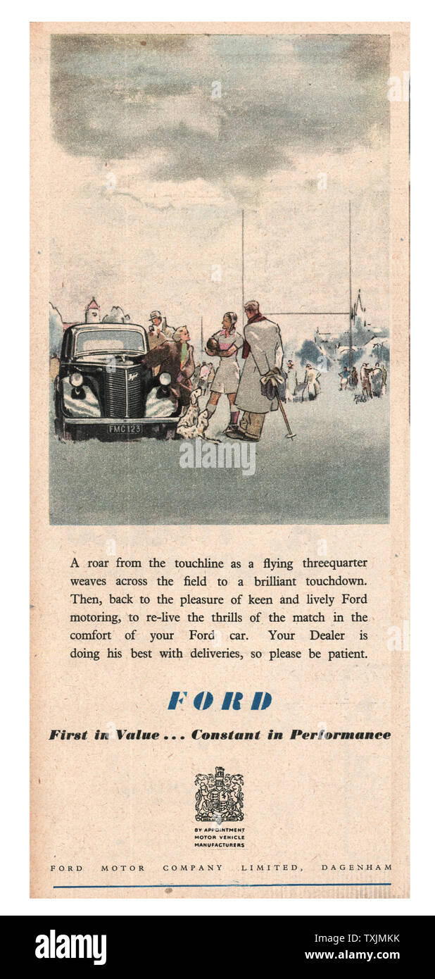 Ford motor company advertisement hi-res stock photography and images ...