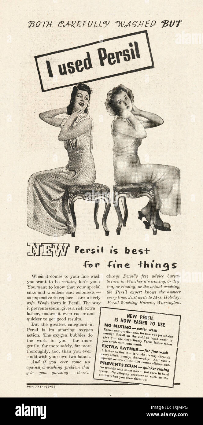 Persil advert hi-res stock photography and images - Alamy