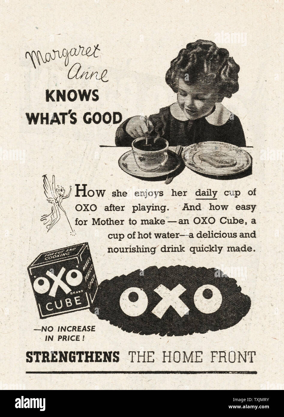 Oxo advert hi-res stock photography and images - Alamy