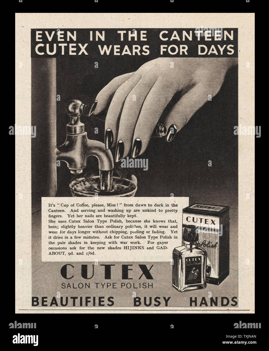 Cutex nail hi-res stock photography and images - Alamy