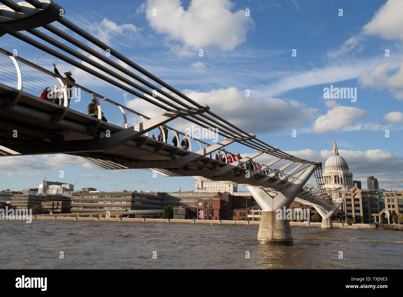 The Millennium Bridge, officially known as the London Millennium ...
