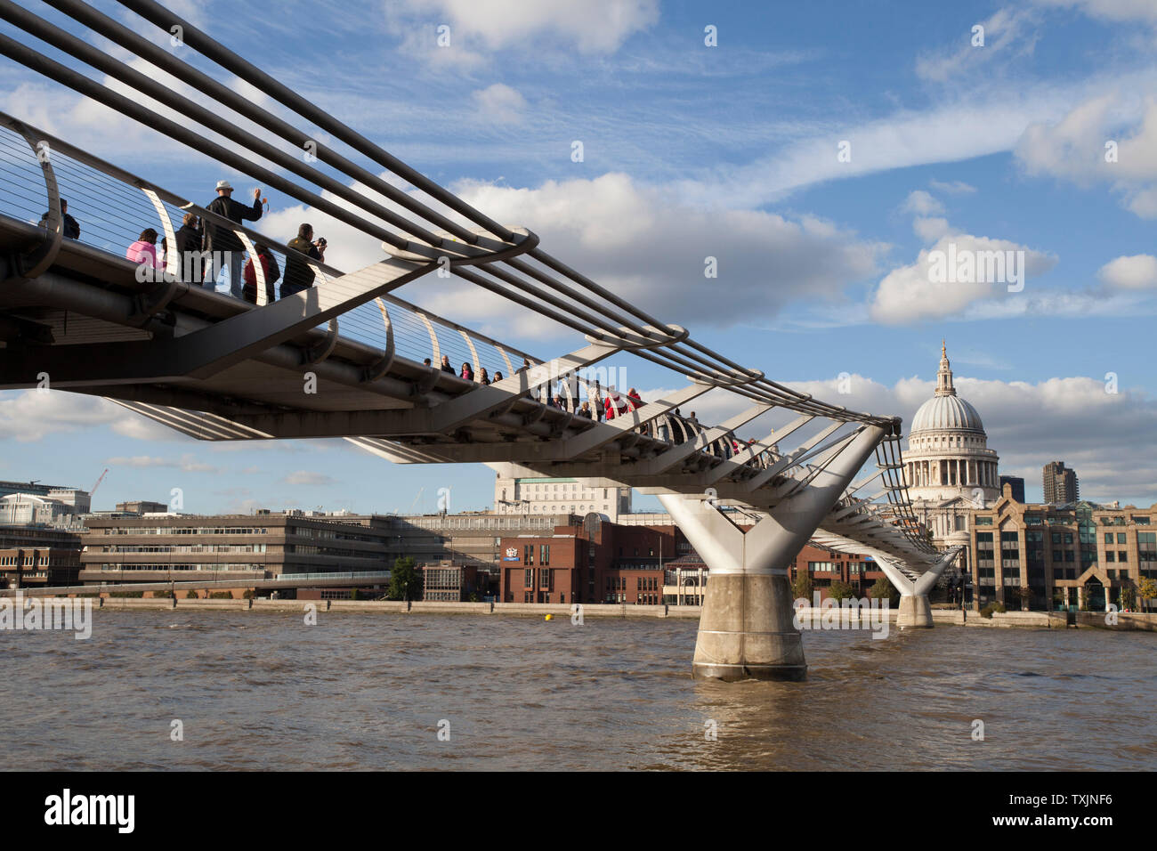 The Millennium Bridge, officially known as the London Millennium ...