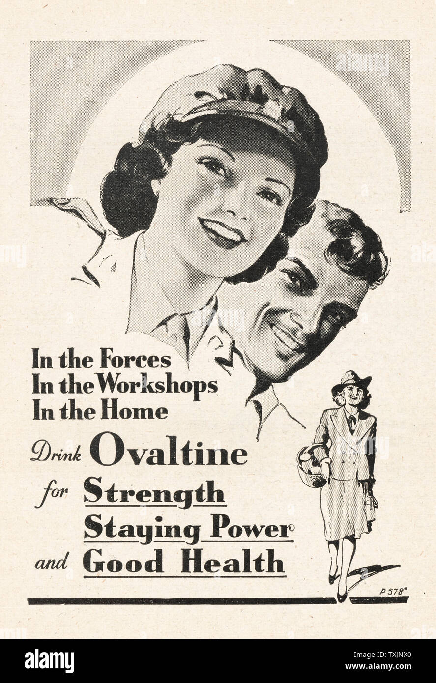 Ovaltine Ad High Resolution Stock Photography and Images - Alamy