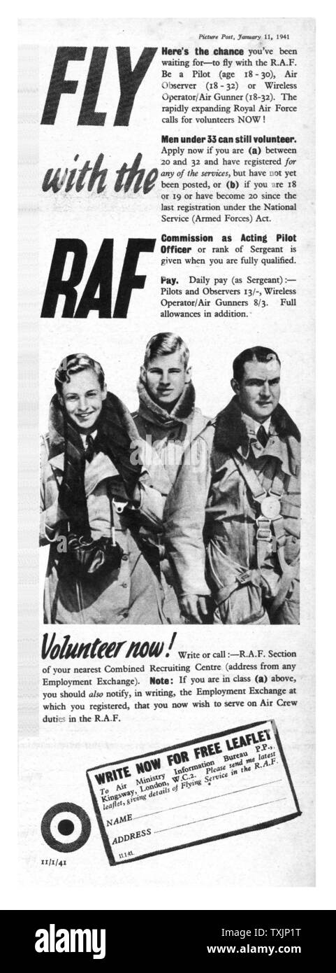 Raf advert hi-res stock photography and images - Alamy