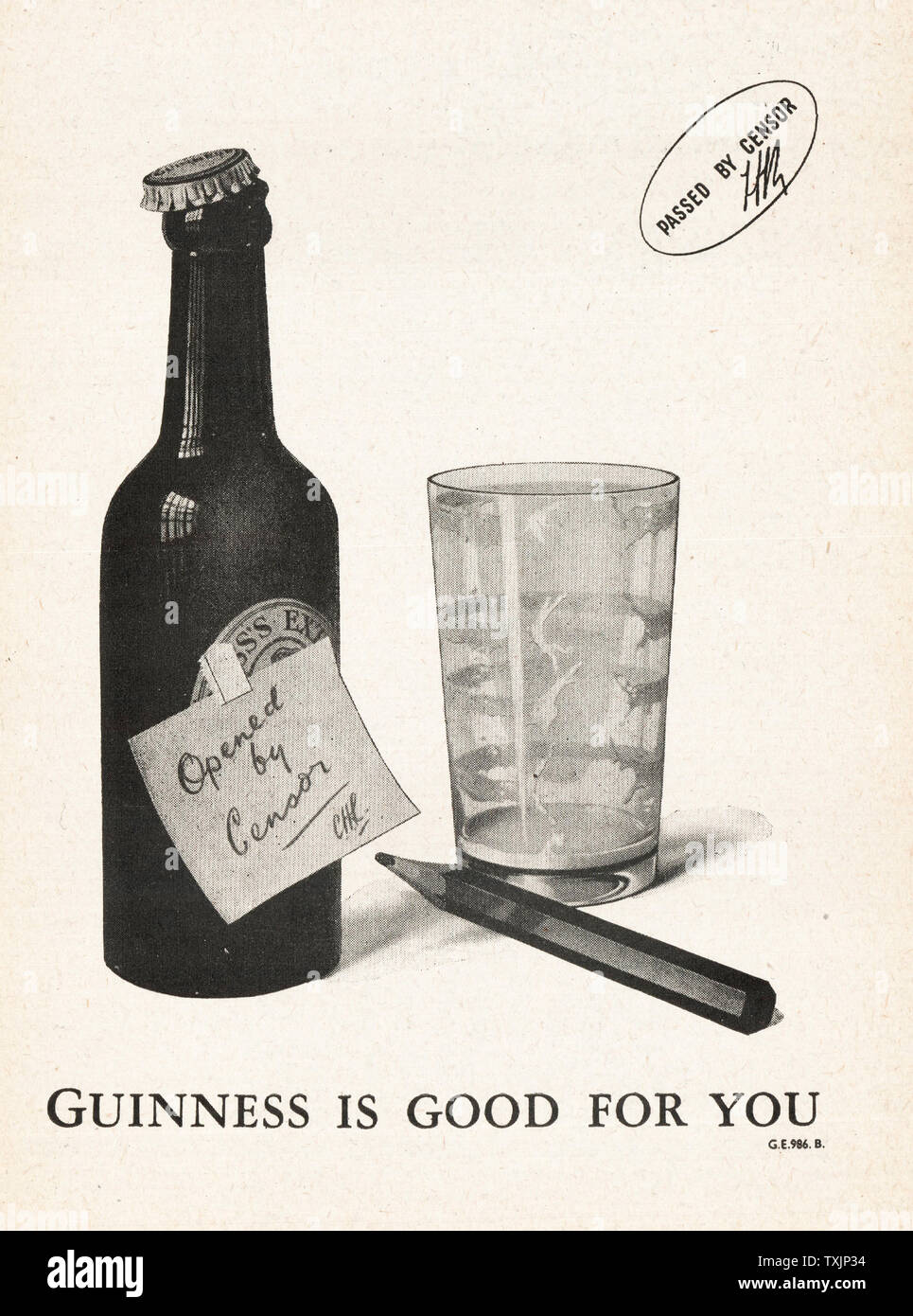 Guinness advert hi-res stock photography and images - Alamy