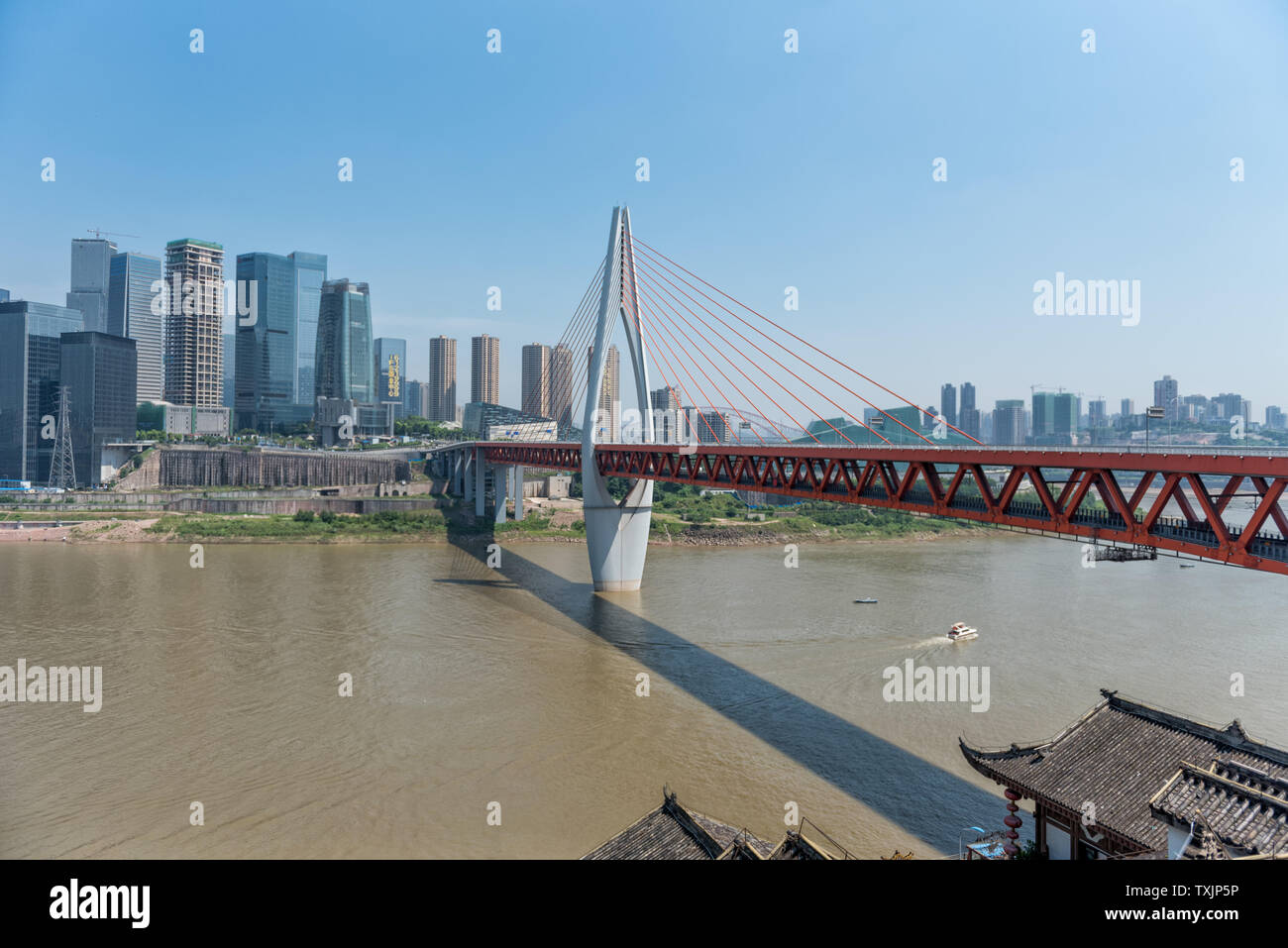 Hongya Cave, Qianyu Gate Bridge, Chongqing Stock Photo - Alamy