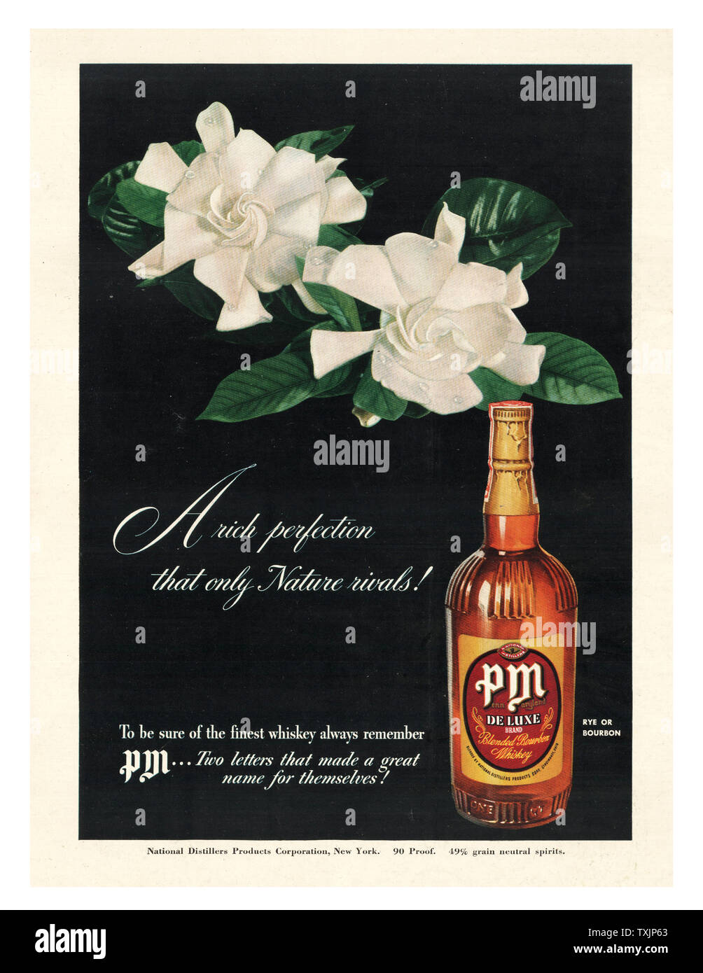 1941 UK Magazine PM Whisky Advert Stock Photo - Alamy