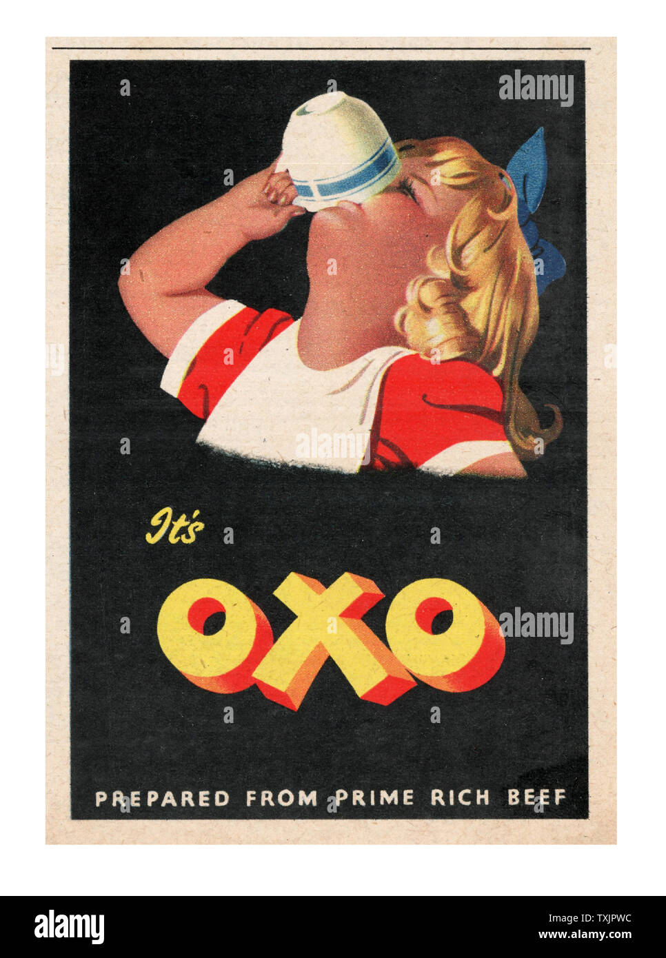 Oxo advert hi-res stock photography and images - Alamy