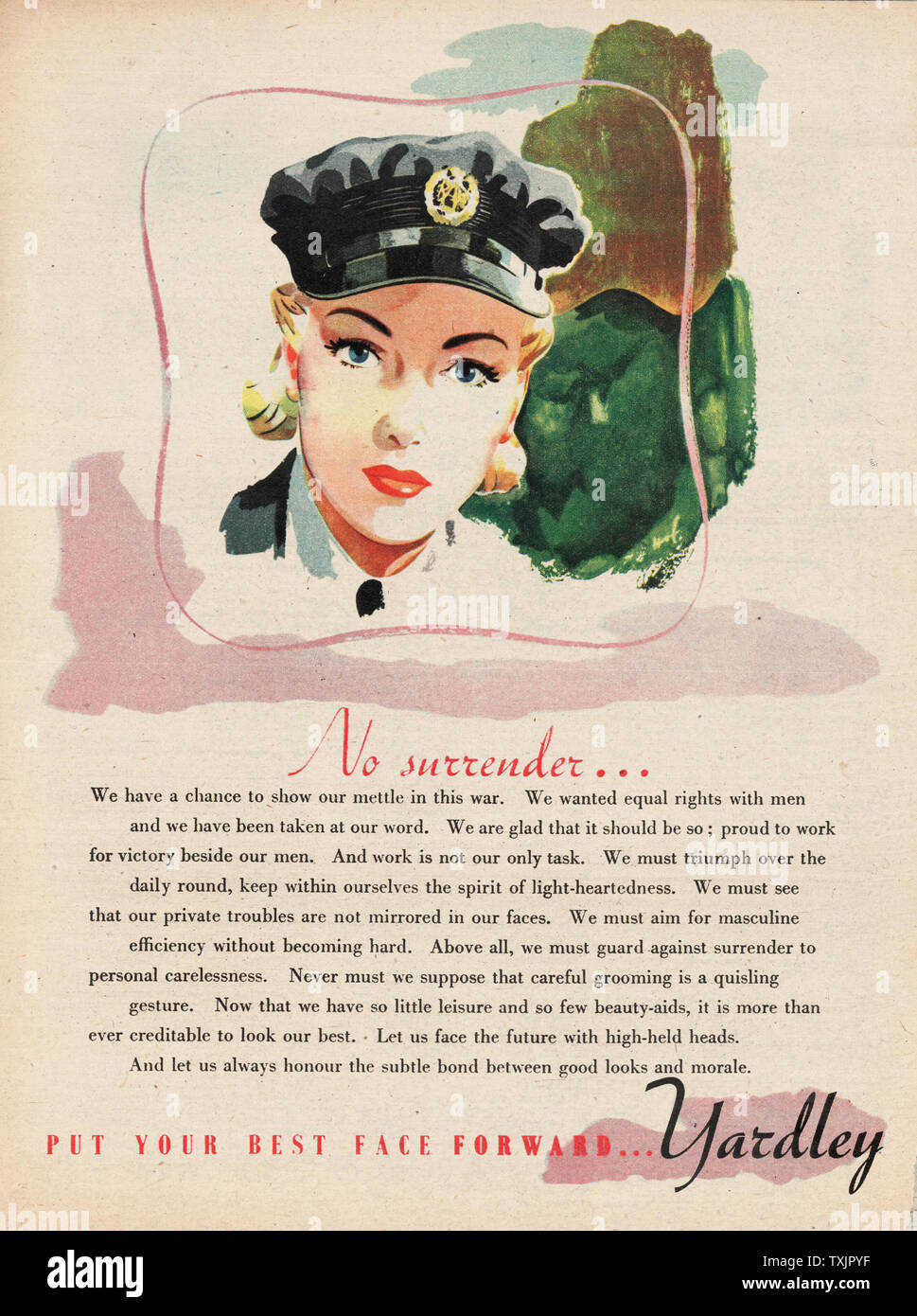 Yardley advert hi-res stock photography and images - Alamy