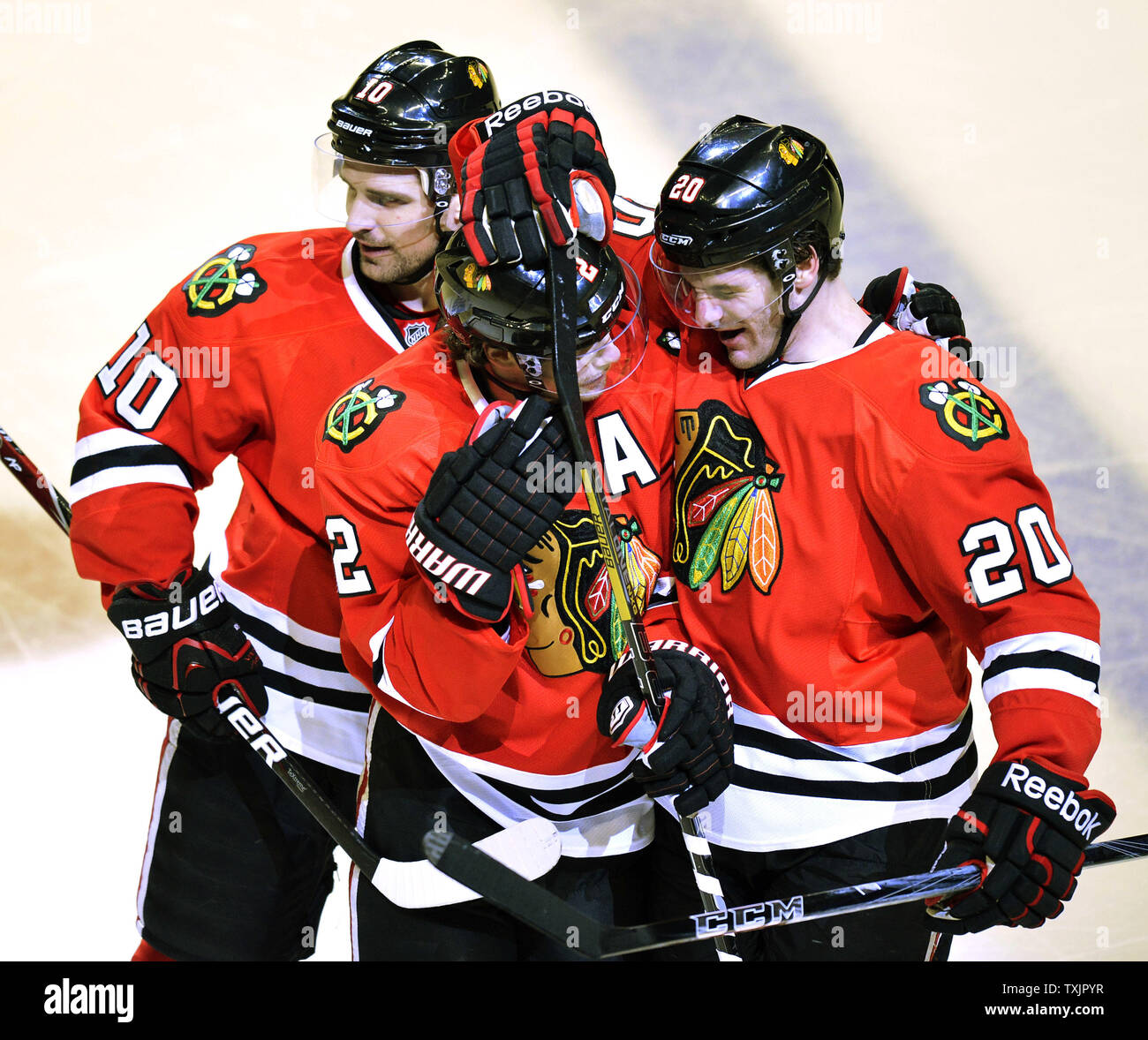 L r duncan keith patrick sharp hi-res stock photography and images - Alamy