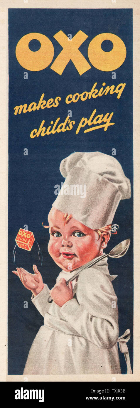 Oxo advert hi-res stock photography and images - Alamy