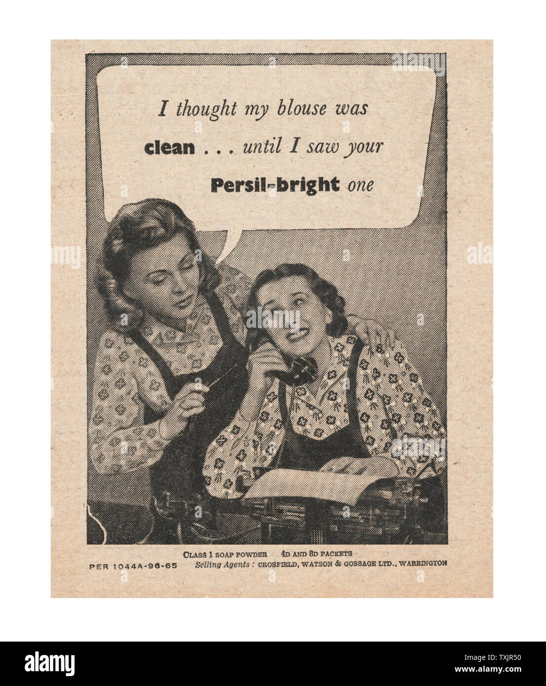 Washing powder advert hi-res stock photography and images - Alamy