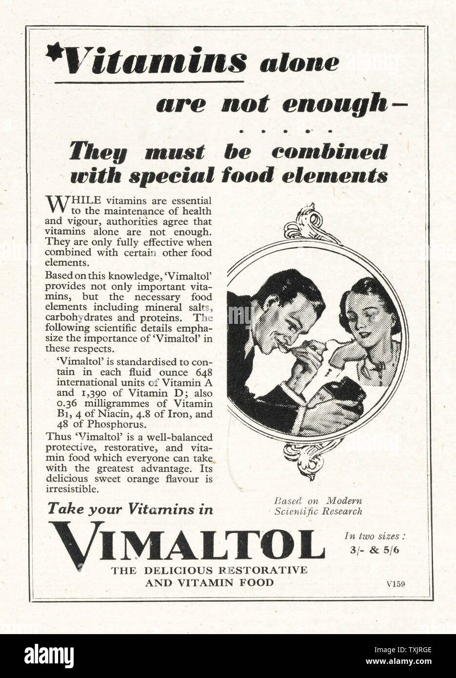 Vimaltol hi-res stock photography and images - Alamy