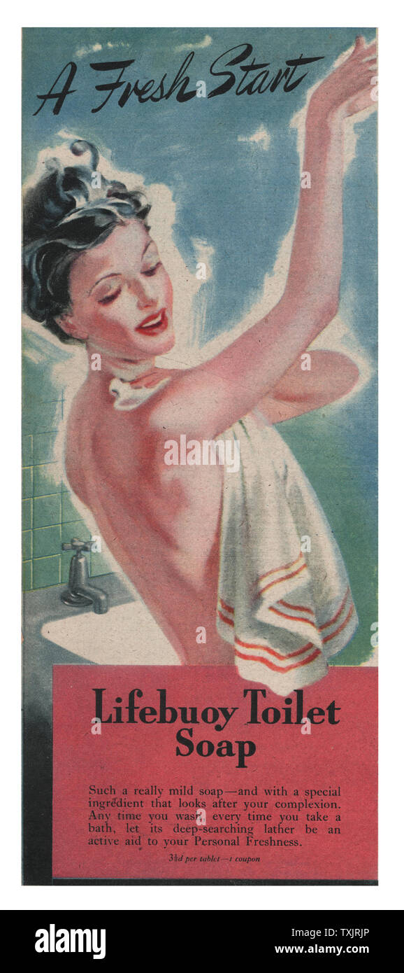 Lifebuoy soap advert hi-res stock photography and images - Alamy