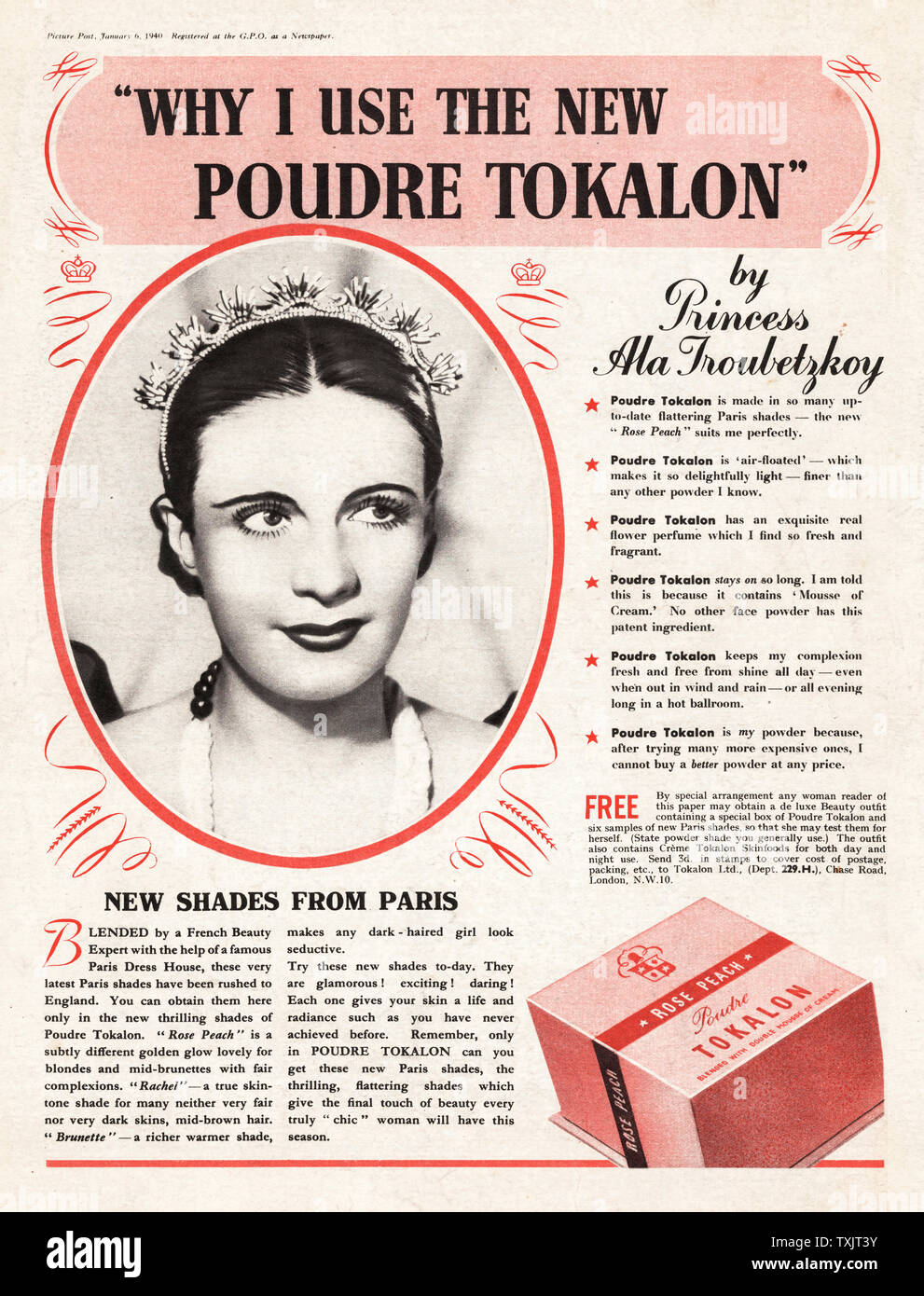 Poudre tokalon hi-res stock photography and images - Alamy