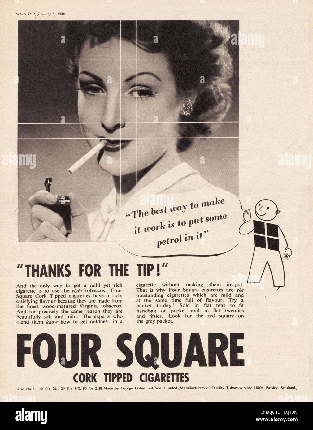Four square cigarettes hi-res stock photography and images - Alamy