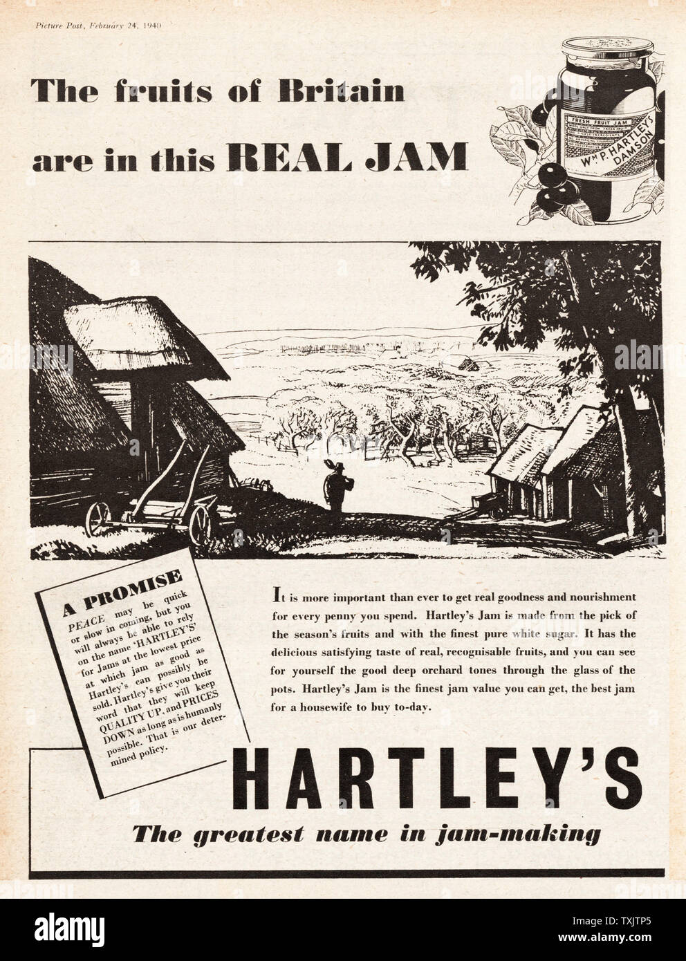 Hartleys jam hi-res stock photography and images - Alamy