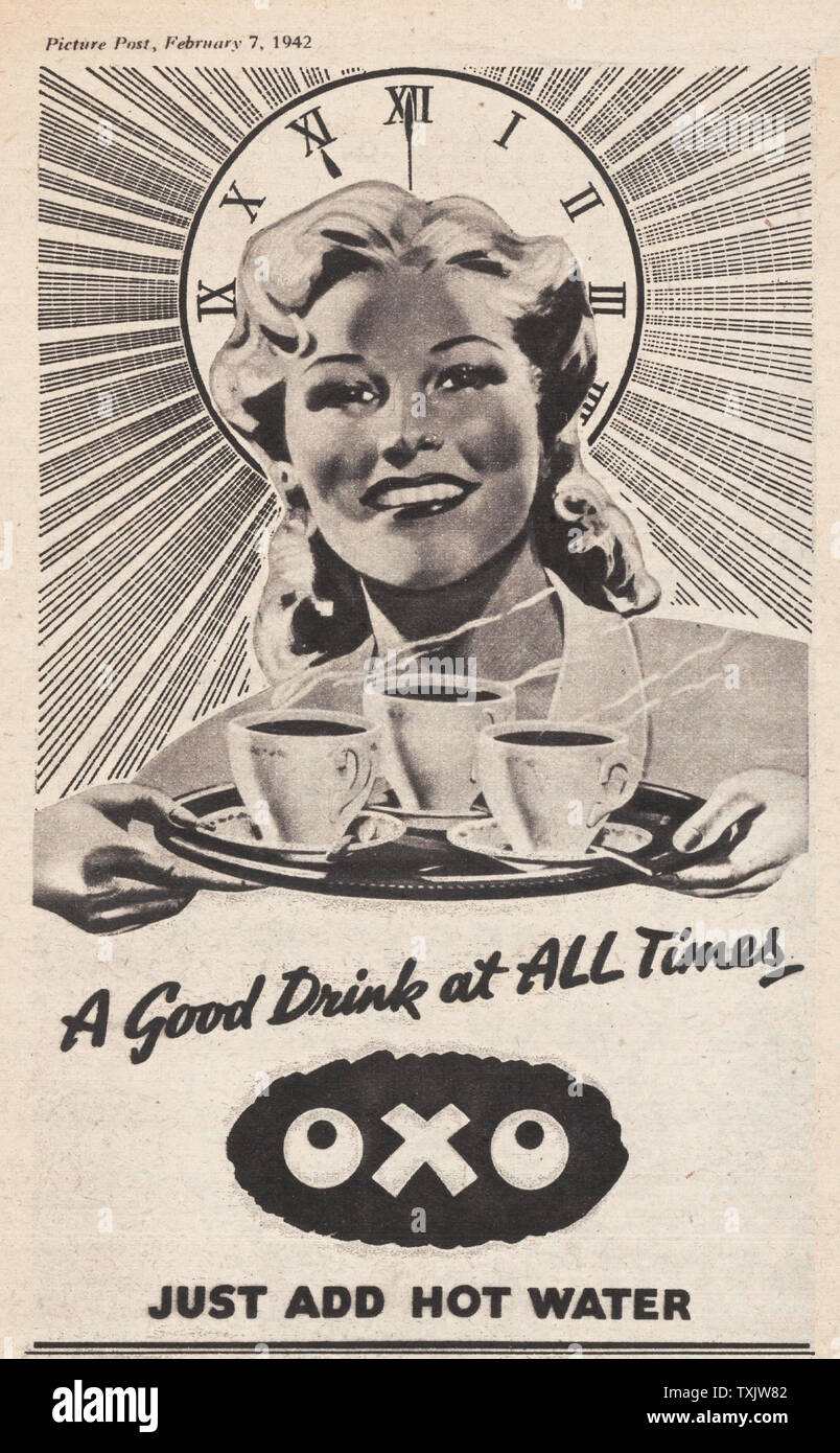 Oxo advert hi-res stock photography and images - Alamy
