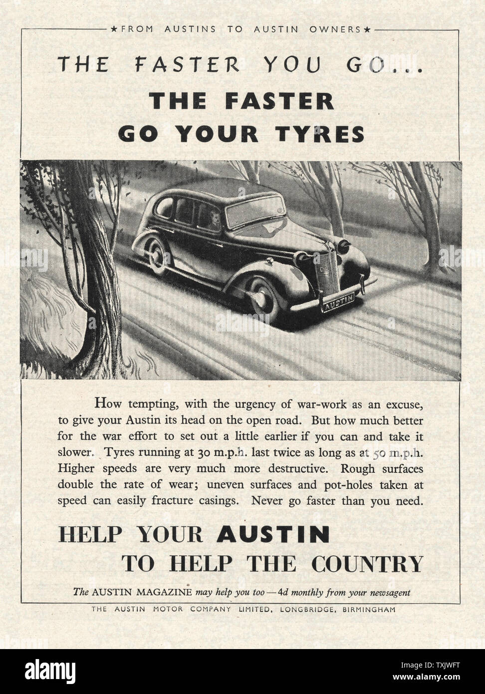 Austin cars advert hi-res stock photography and images - Alamy