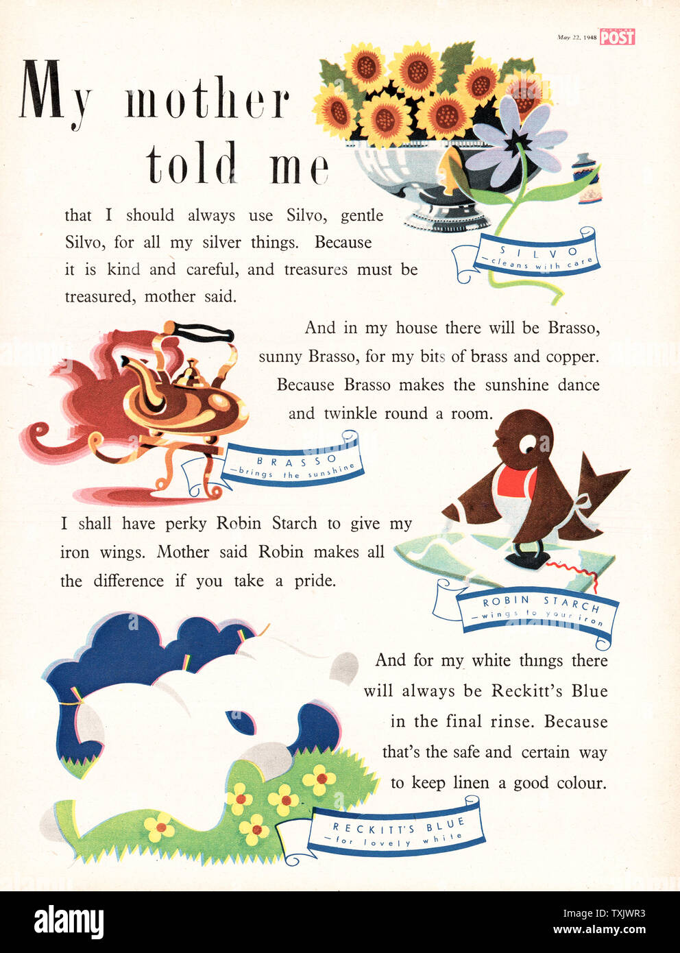 Brasso advert hi-res stock photography and images - Alamy