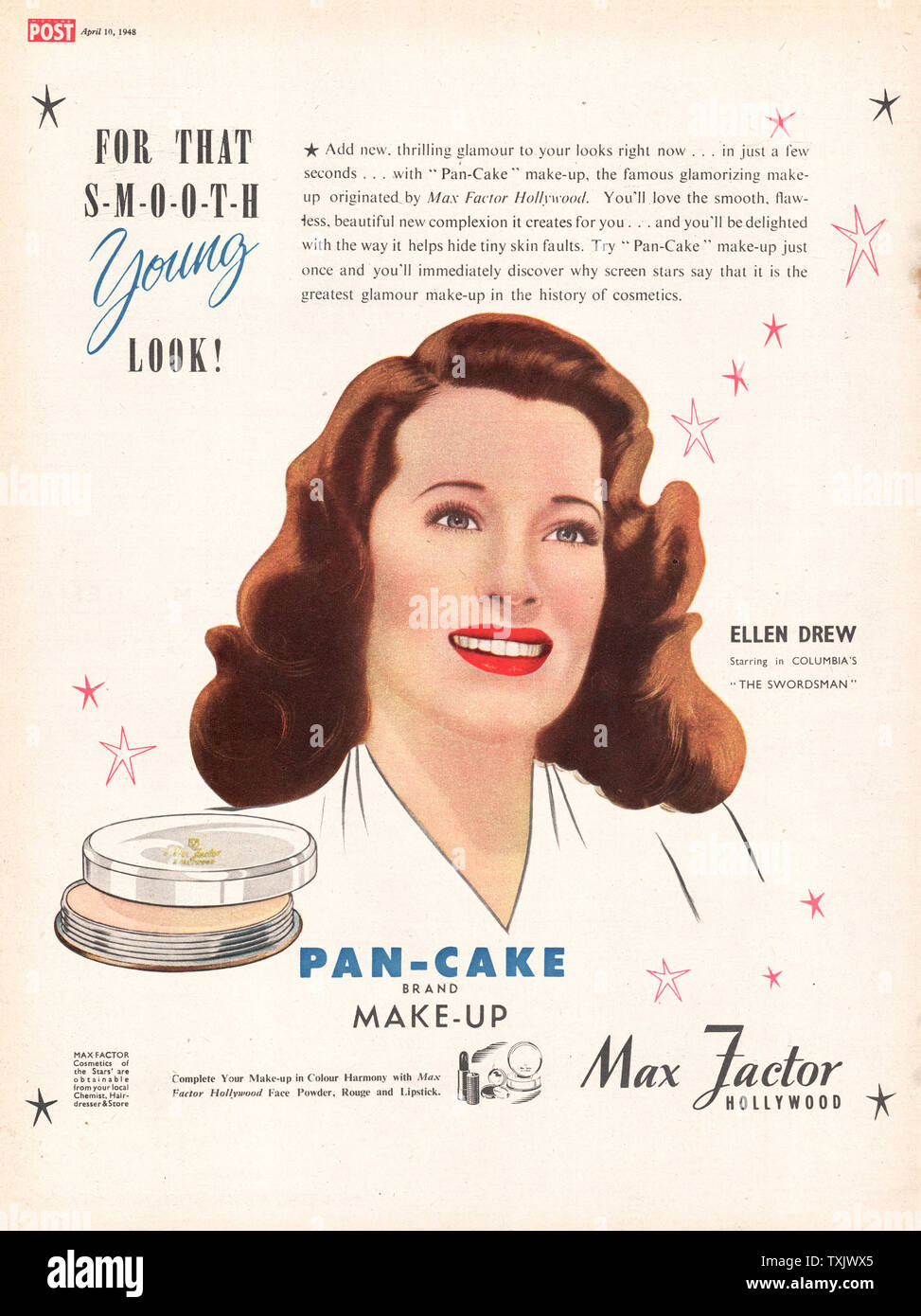 Max Factor Ad High Resolution Stock Photography and Images - Alamy