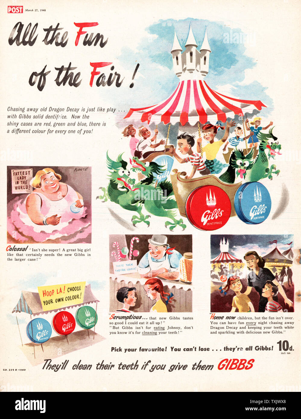 Gibbs toothpaste advert hi-res stock photography and images - Alamy