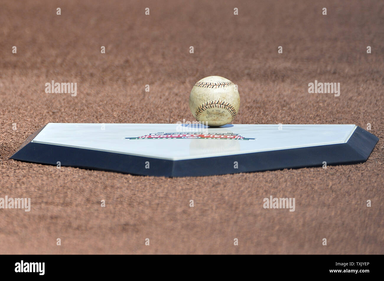The ball used to throw out the first ceremonial pitch at Wrigley Field ...
