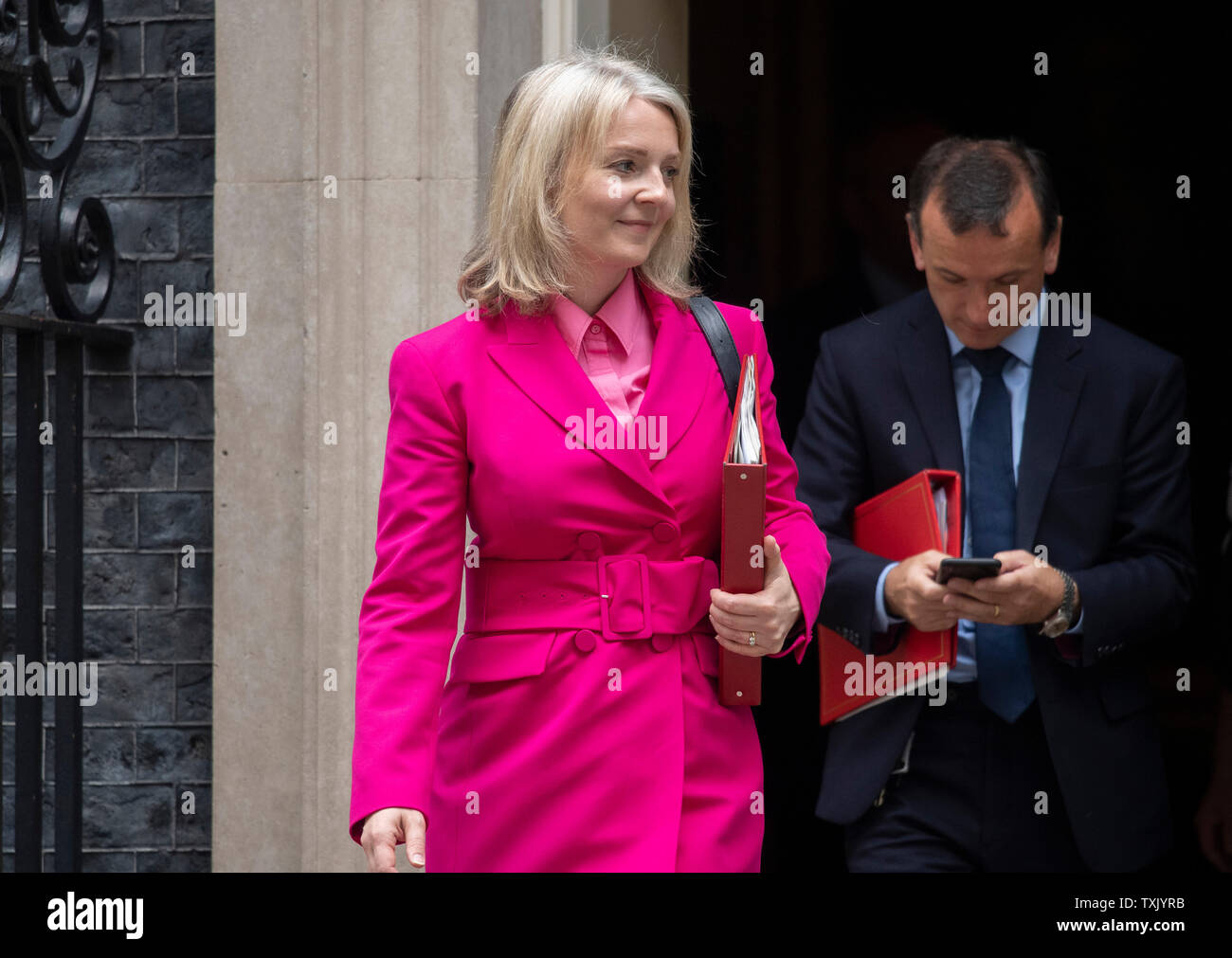 Downing Street, London, UK. 25th June 2019. Elizabeth Truss, Chief ...