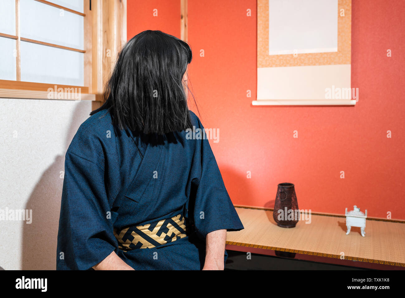 Samurai seiza hi-res stock photography and images - Alamy