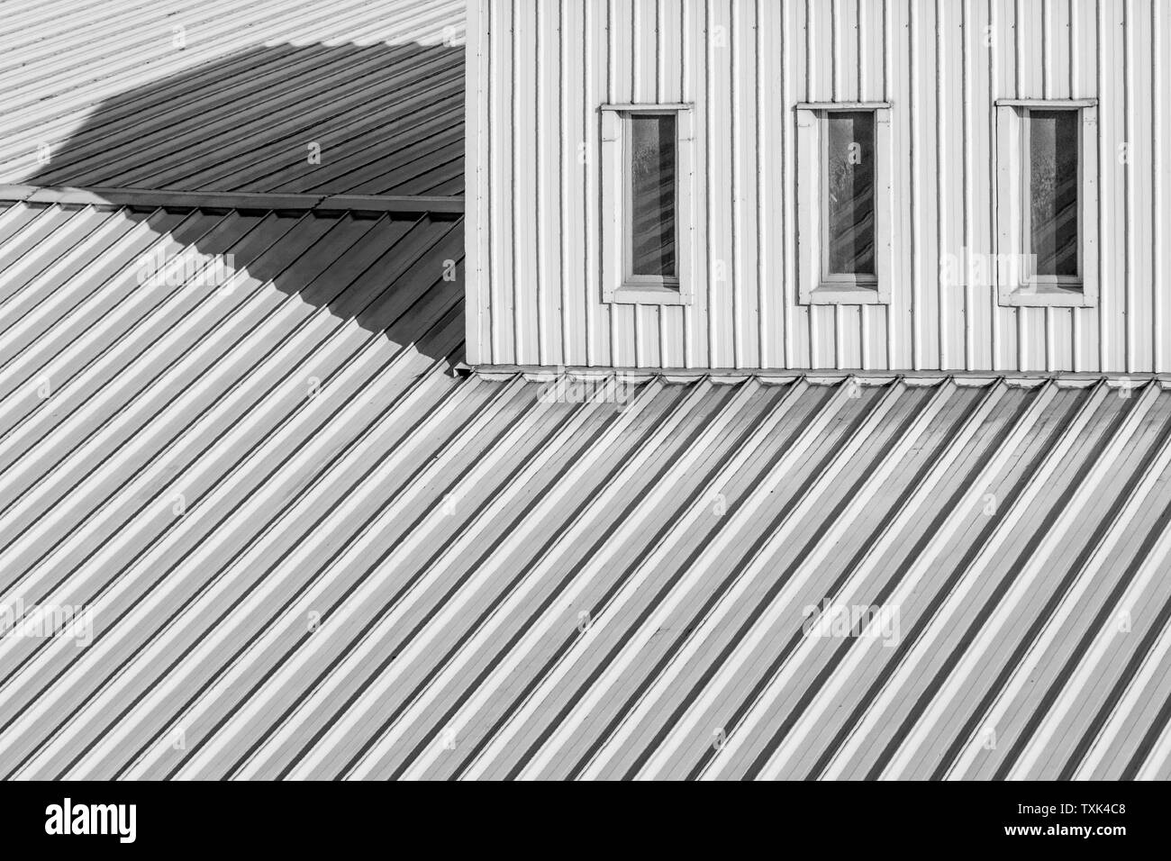 Stripes on the roof Stock Photo - Alamy