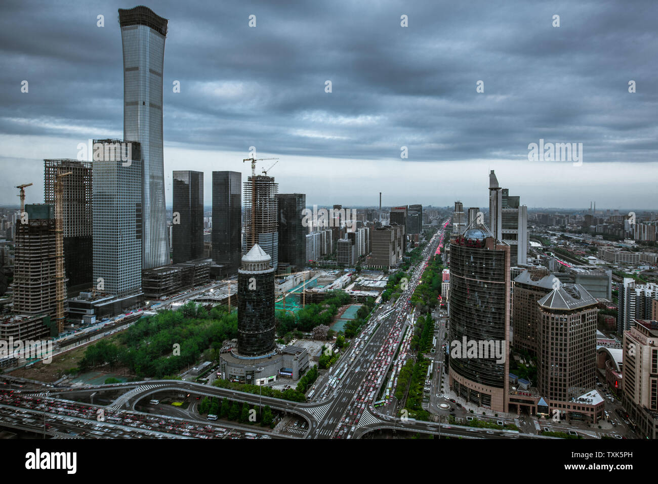 Beijing night view hi-res stock photography and images - Alamy