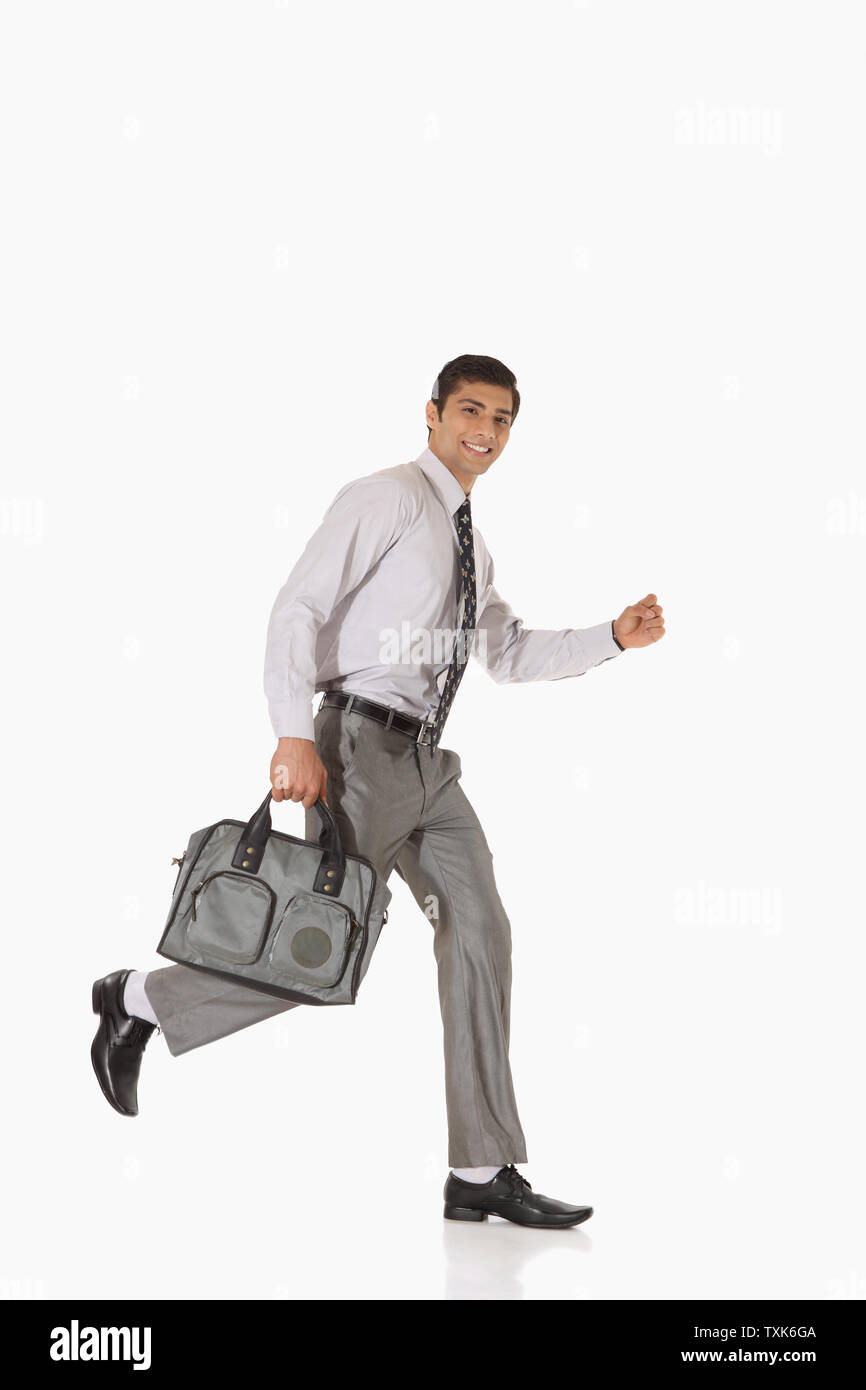 Indian employee office bag Cut Out Stock Images & Pictures - Alamy