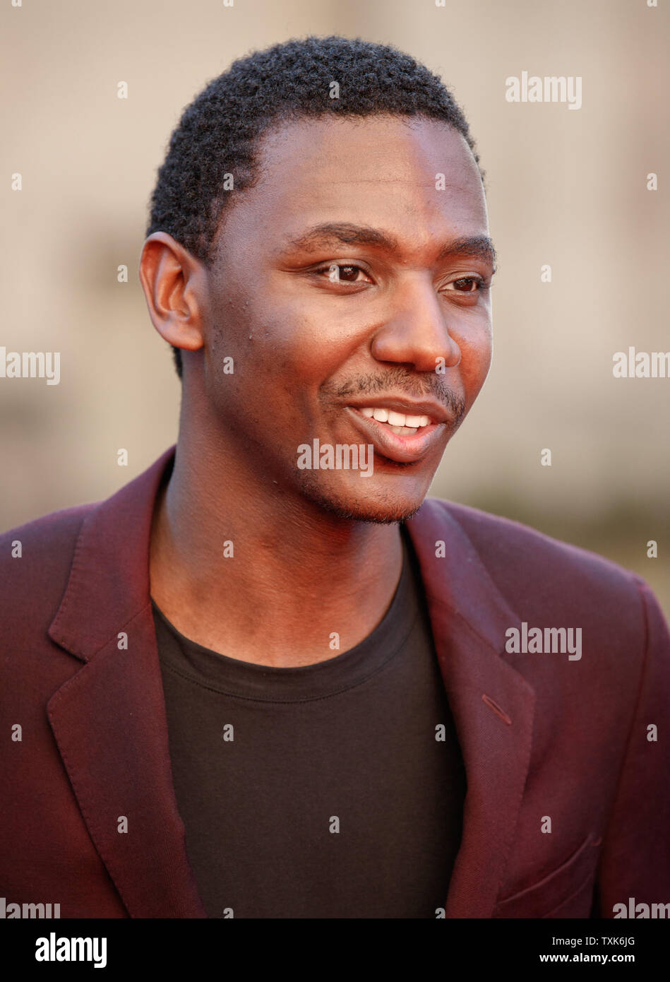 Actor Jerrod Carmichael arrives on the red carpet at the Transformers ...