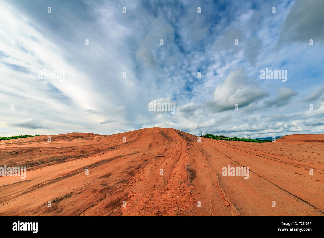 jingbian wave valley Stock Photo - Alamy