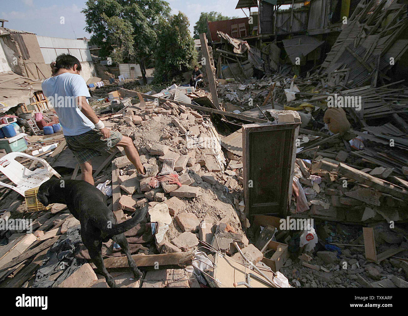 Chile earthquake damage hi-res stock photography and images - Alamy