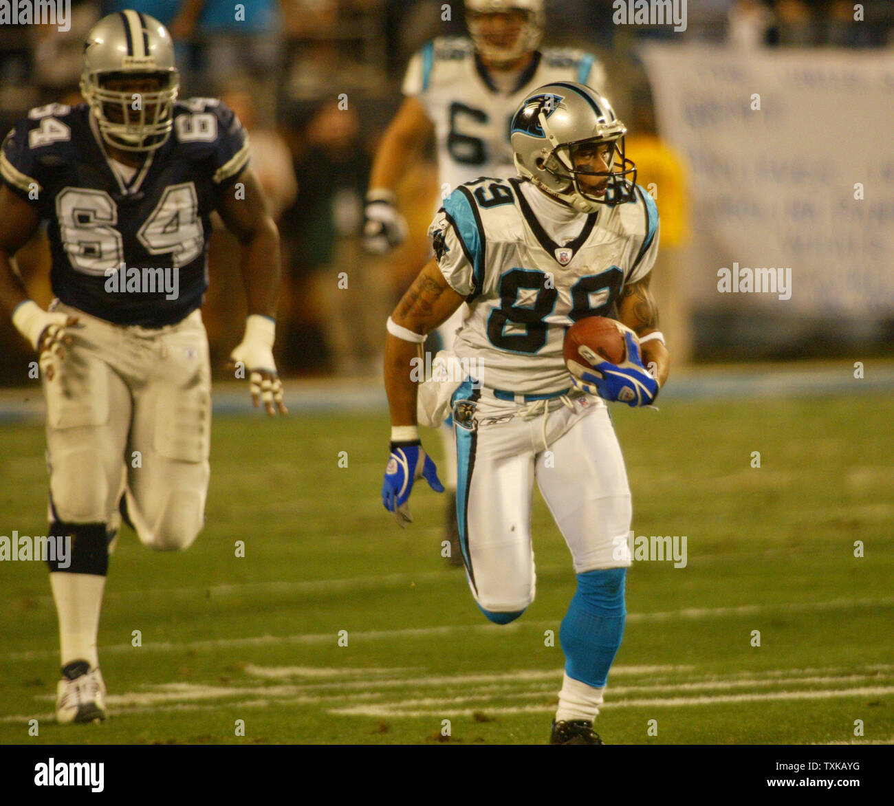 Carolina Panthers wide receiver Steve Smith breaks open after a ...