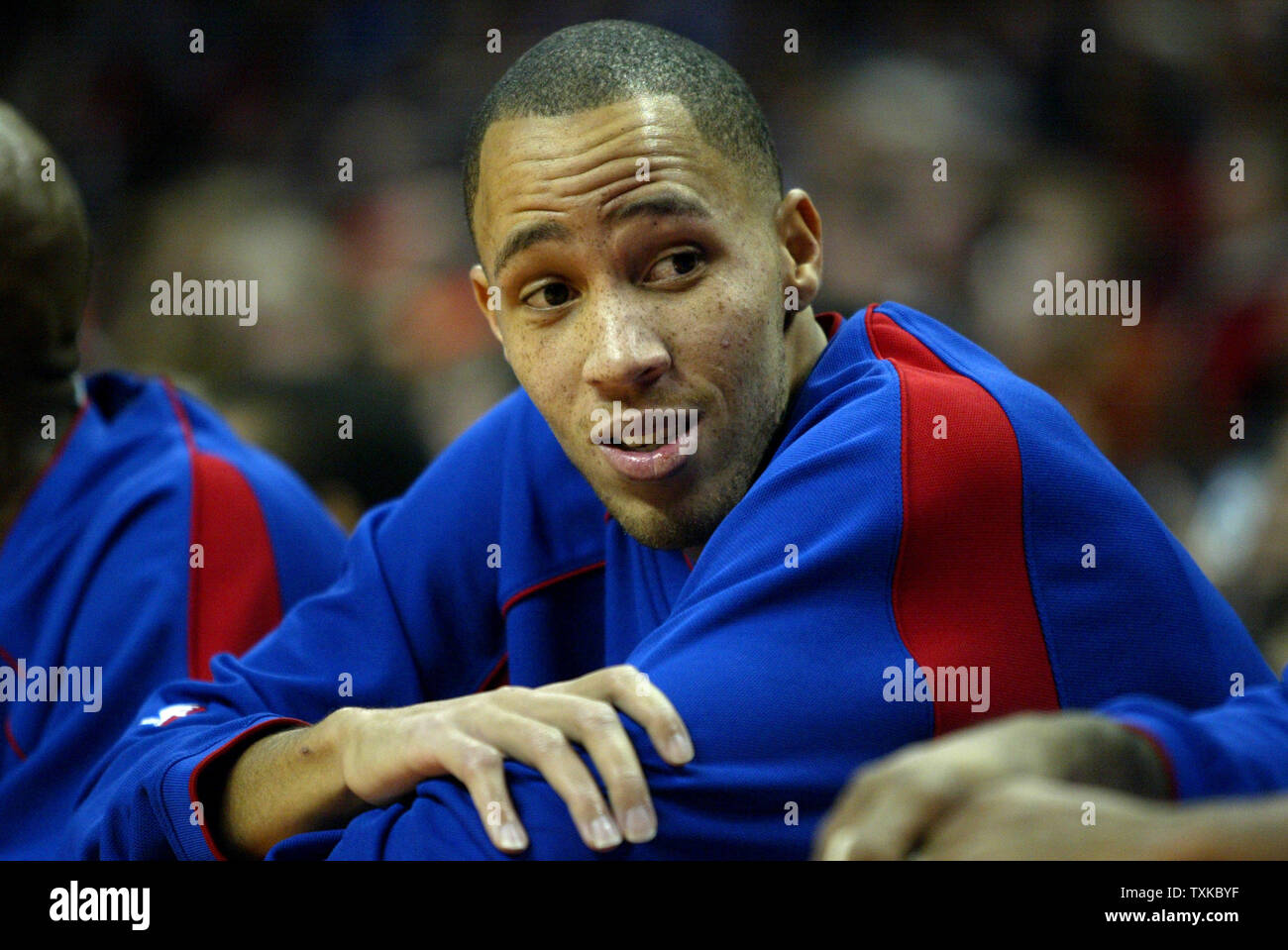 The detroit pistons bench hi-res stock photography and images - Alamy