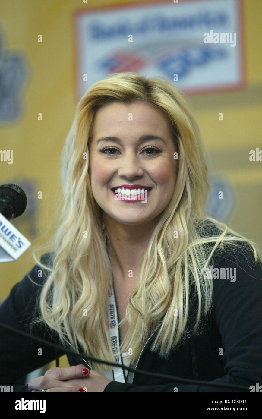 Kelly Pickler promotes her new CD "Small Town Girl" during an interview ...