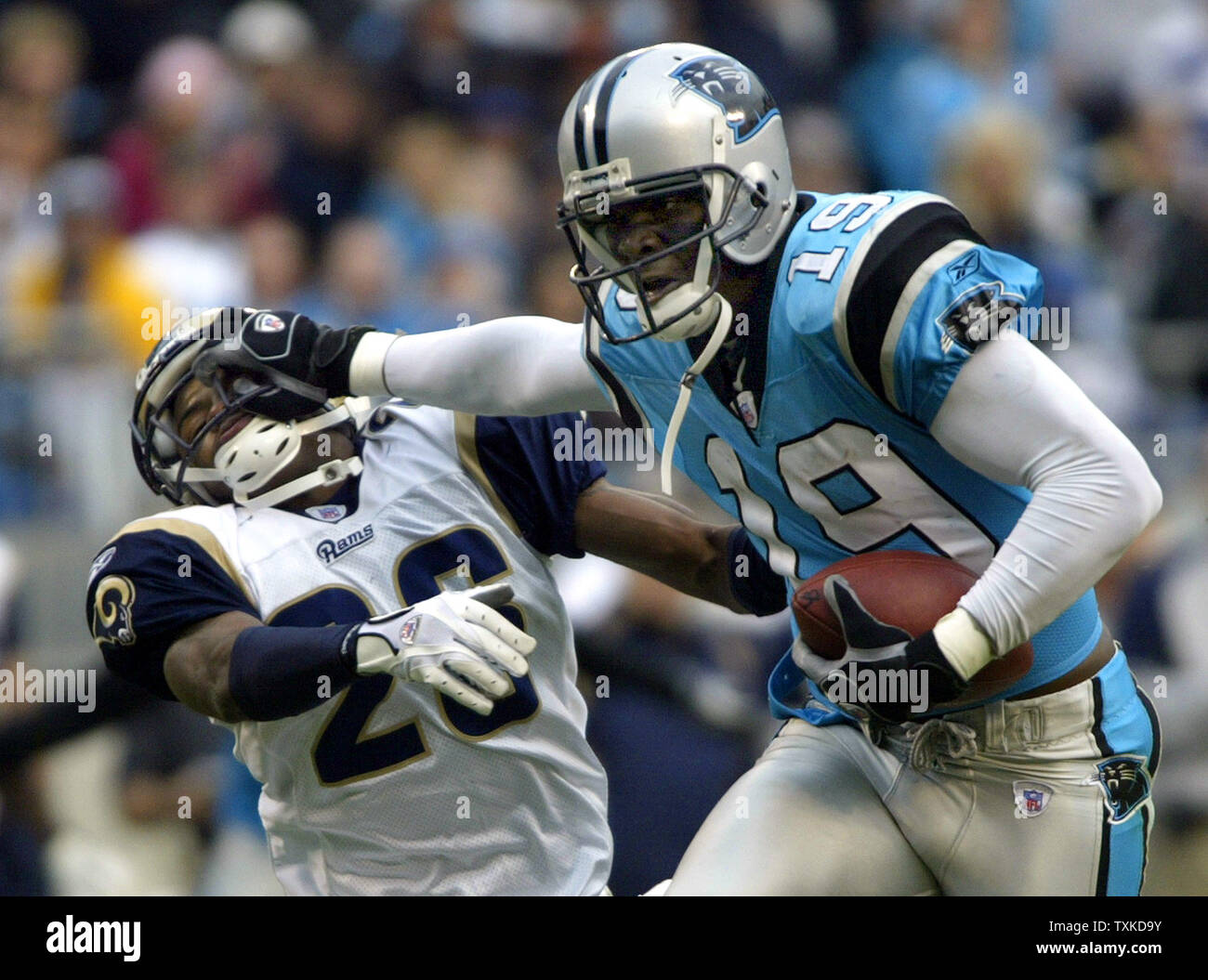 Carolina panthers helmet hi-res stock photography and images - Alamy