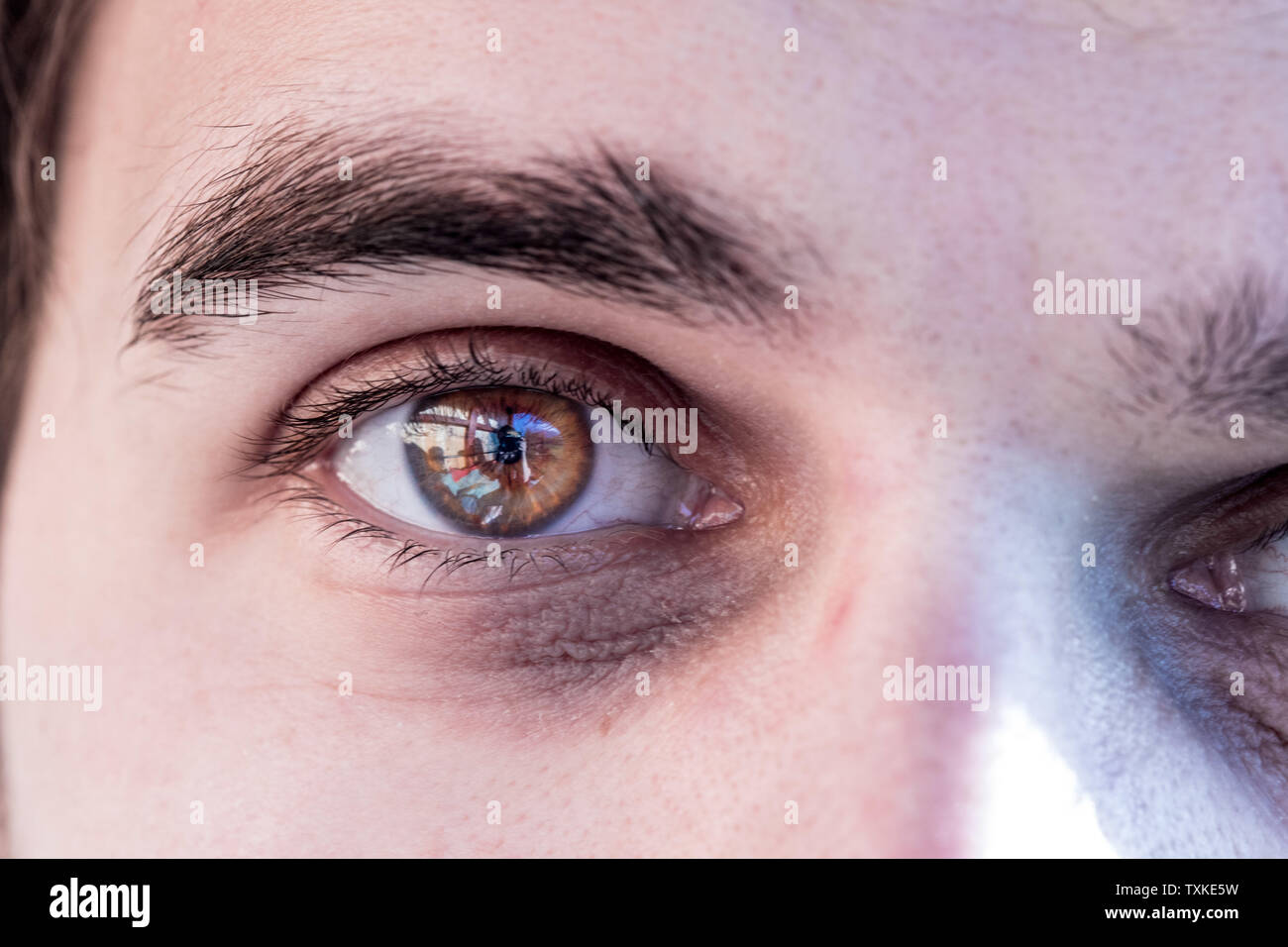 Dark circles around eyes hi-res stock photography and images - Alamy