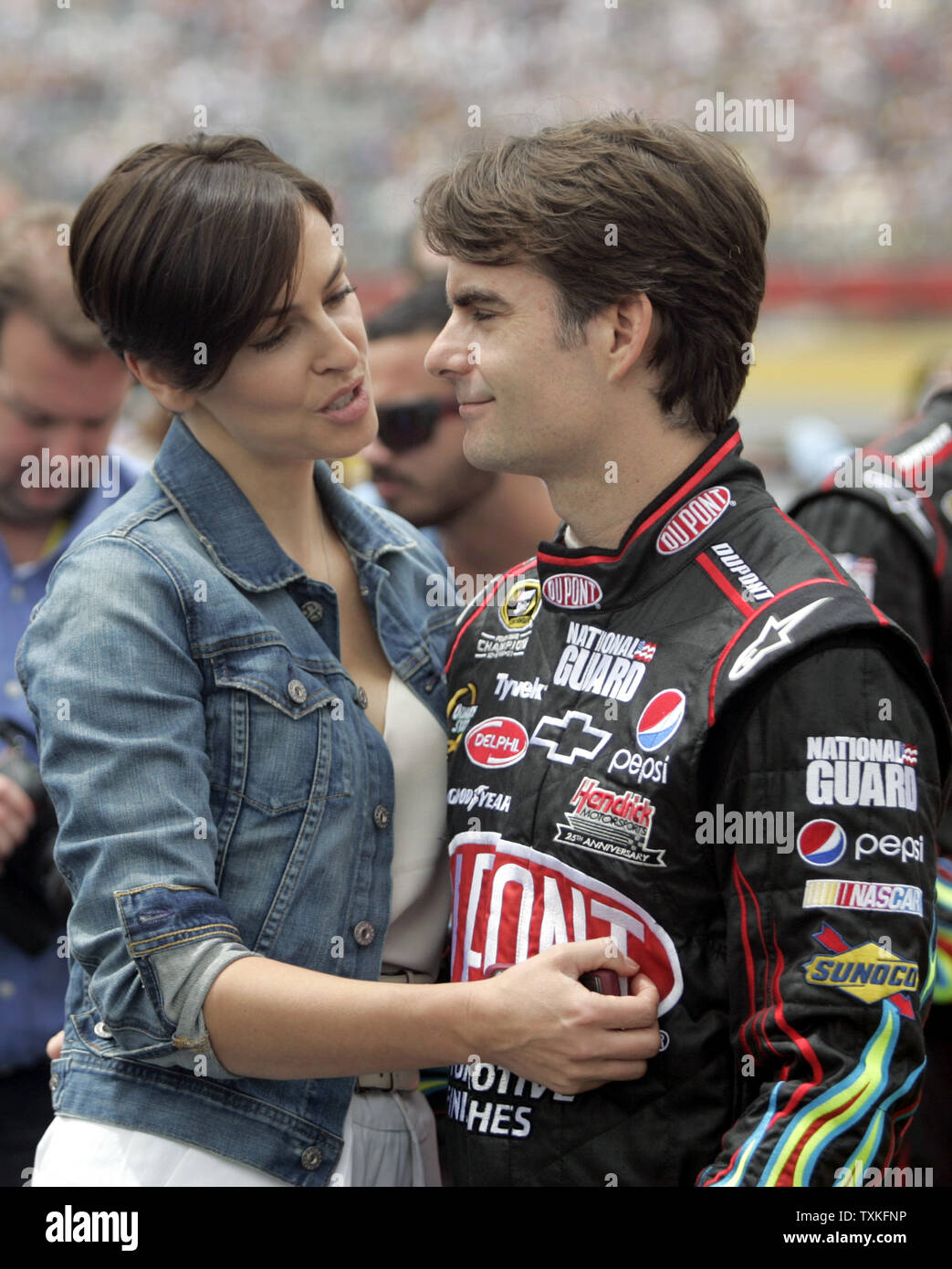 Jeff gordon and wife hi-res stock photography and images - Alamy